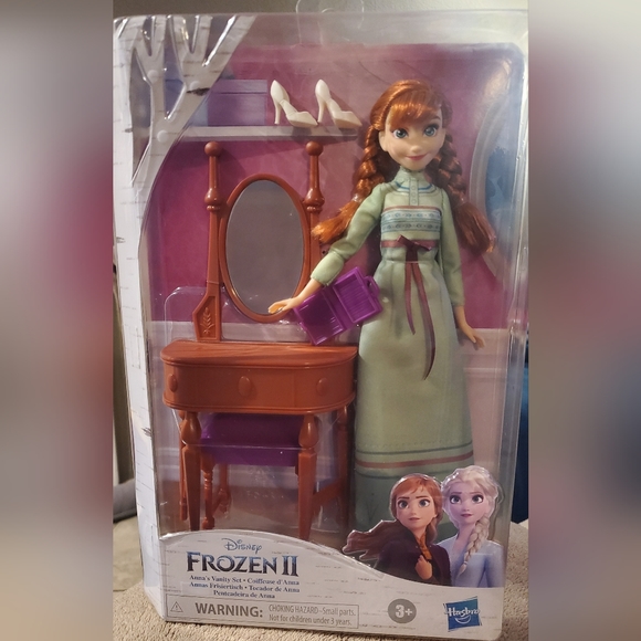 Toys | Disneys Frozen Ll Annas Vanity Set Fashion Doll Playset Pajama ...